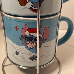 Disney | Dining | Disney Stacked Stitch Mugs From Movie Lilo And Stitch ...